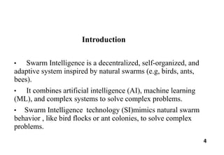 Swarm intelligence technology presentation | PPT