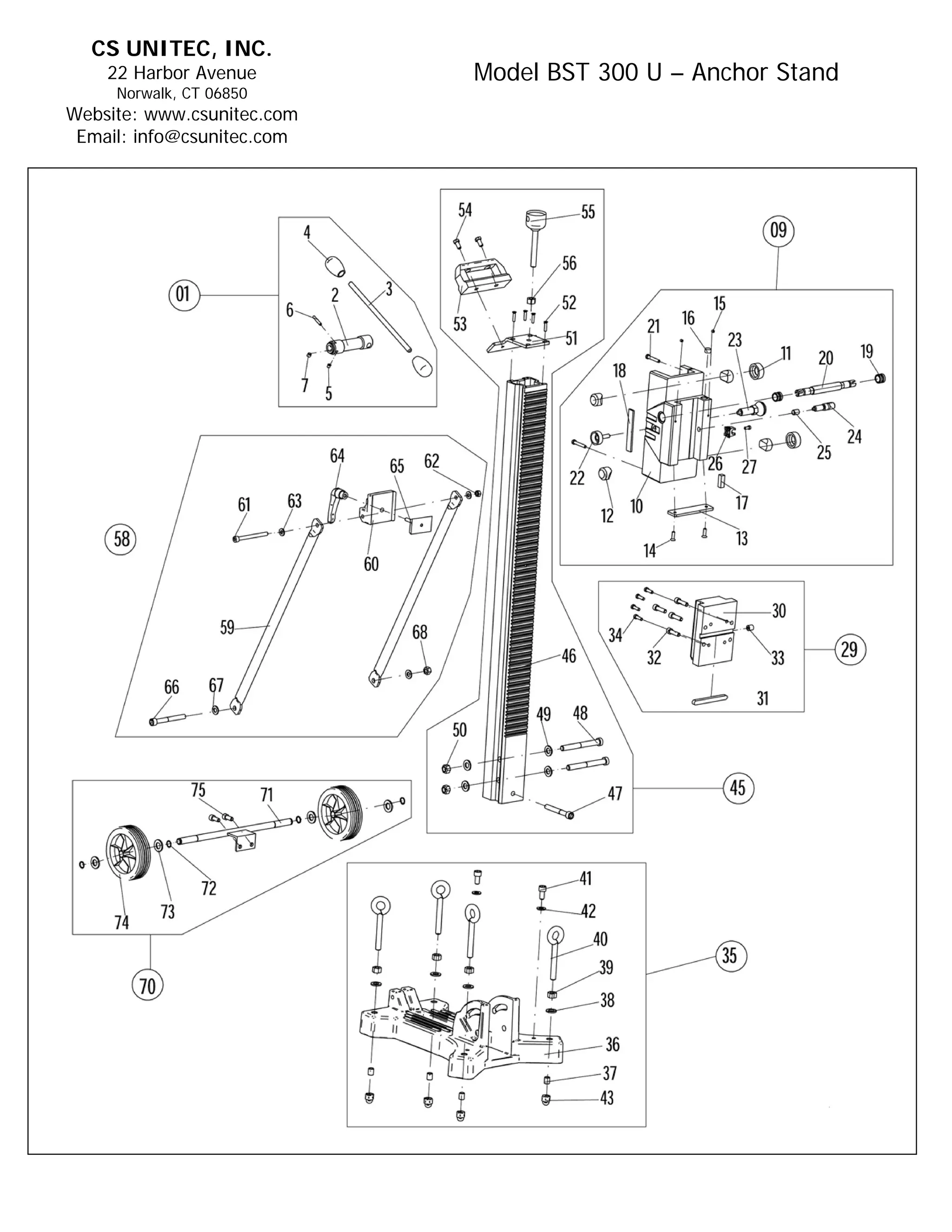 CS Unitec Pneumatic Core Drill Schematics: 2 1328 0050 SA | PDF