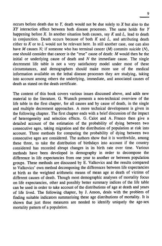 The Life Table Modelling Survival And Death 1st Edition Guillaume ...