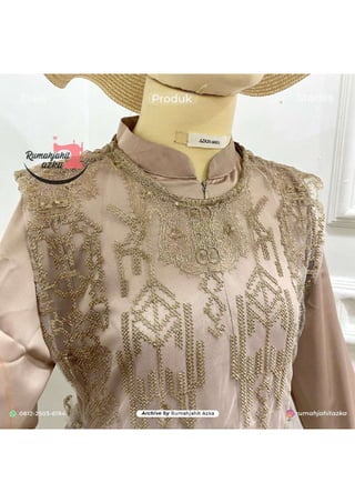 Jahit Gamis Brukat Outer by Rumah Jahit Azka | PDF
