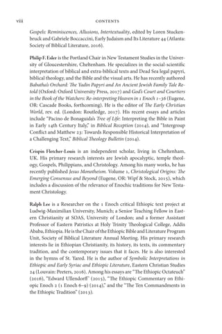 The Blessing Of Enoch Philip Francis Esler | PDF