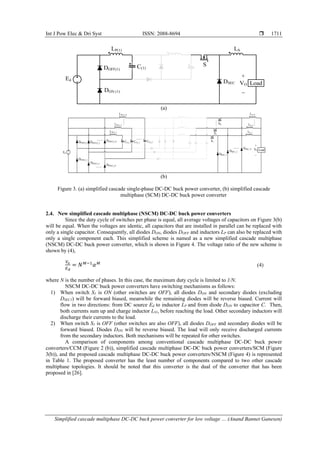 Simplified cascade multiphase DC-DC buck power converter for low voltage large current ...