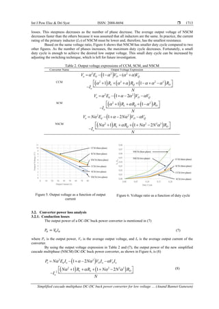 Simplified cascade multiphase DC-DC buck power converter for low ...