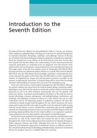 (Original PDF) Principles of Pulmonary Medicine 7th Edition | PDF