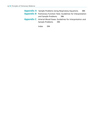 (Original PDF) Principles of Pulmonary Medicine 7th Edition | PDF