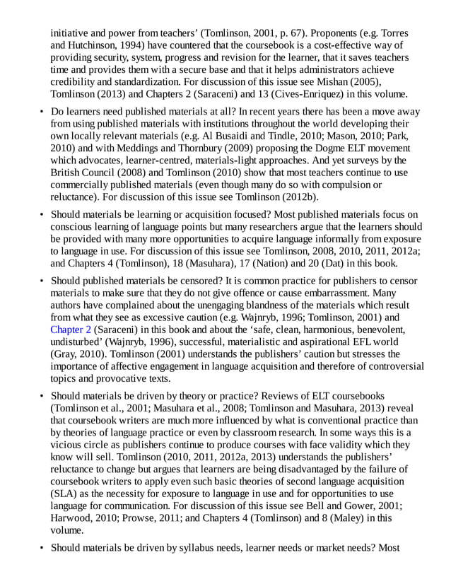 Developing Materials For Language Teaching Brian Tomlinson | PDF