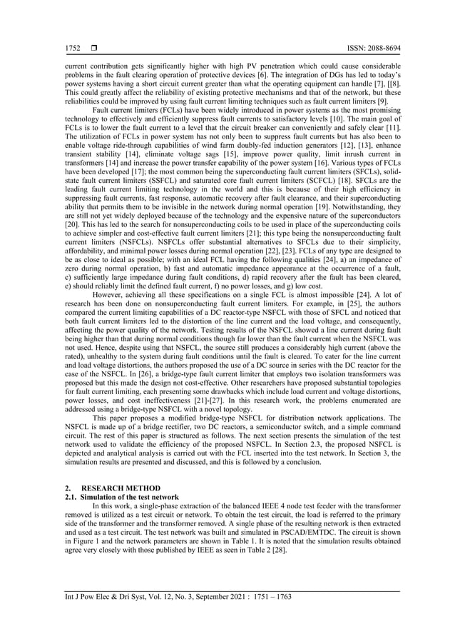 A Modified Bridge Type Nonsuperconducting Fault Current Limiter For