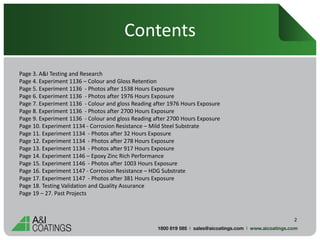 Protective Coatings Validation | PDF | Chemistry | Science