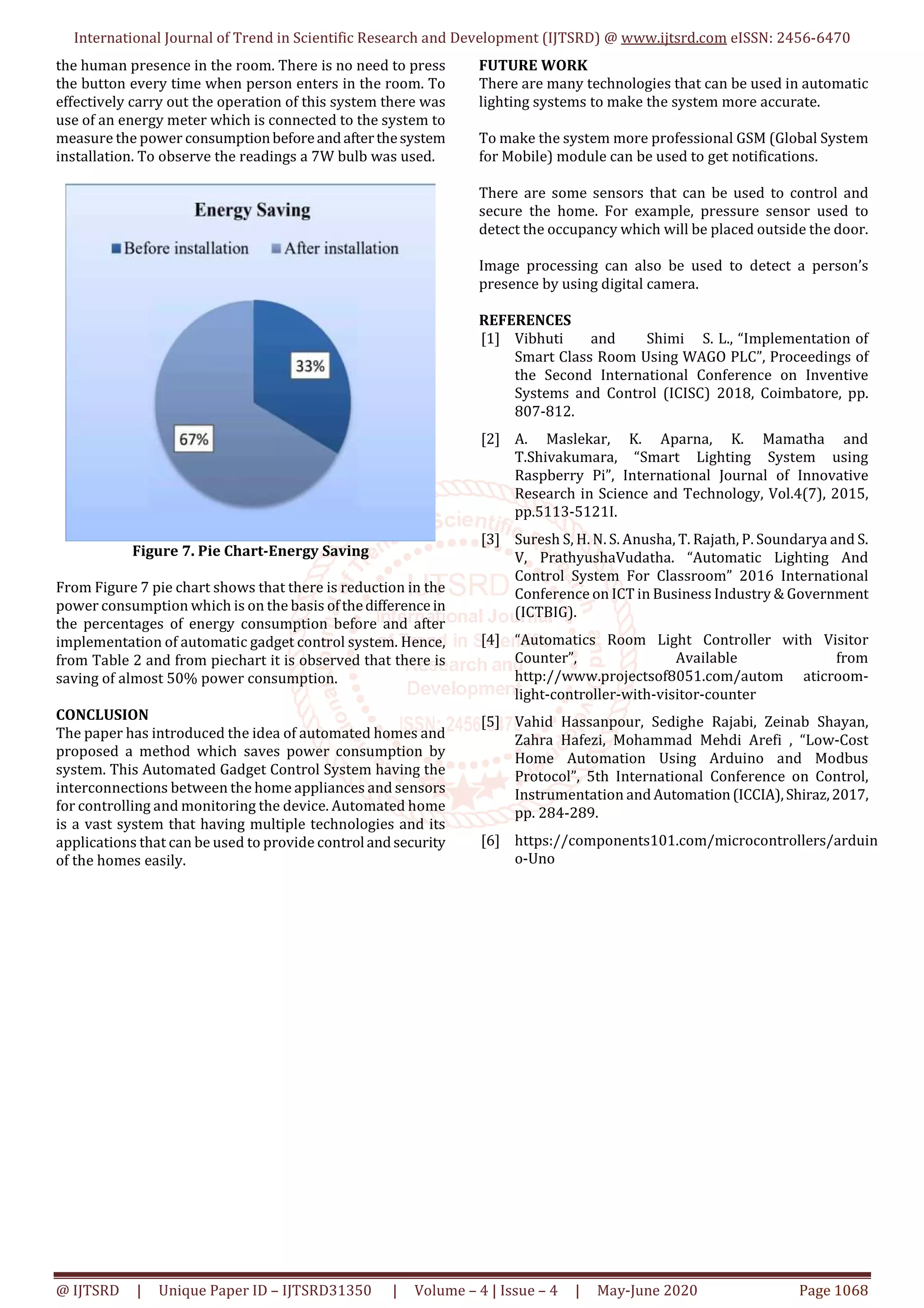 Arduino Based Smart Light Management System for Smart Cities | PDF | Home Appliances | Home & Garden