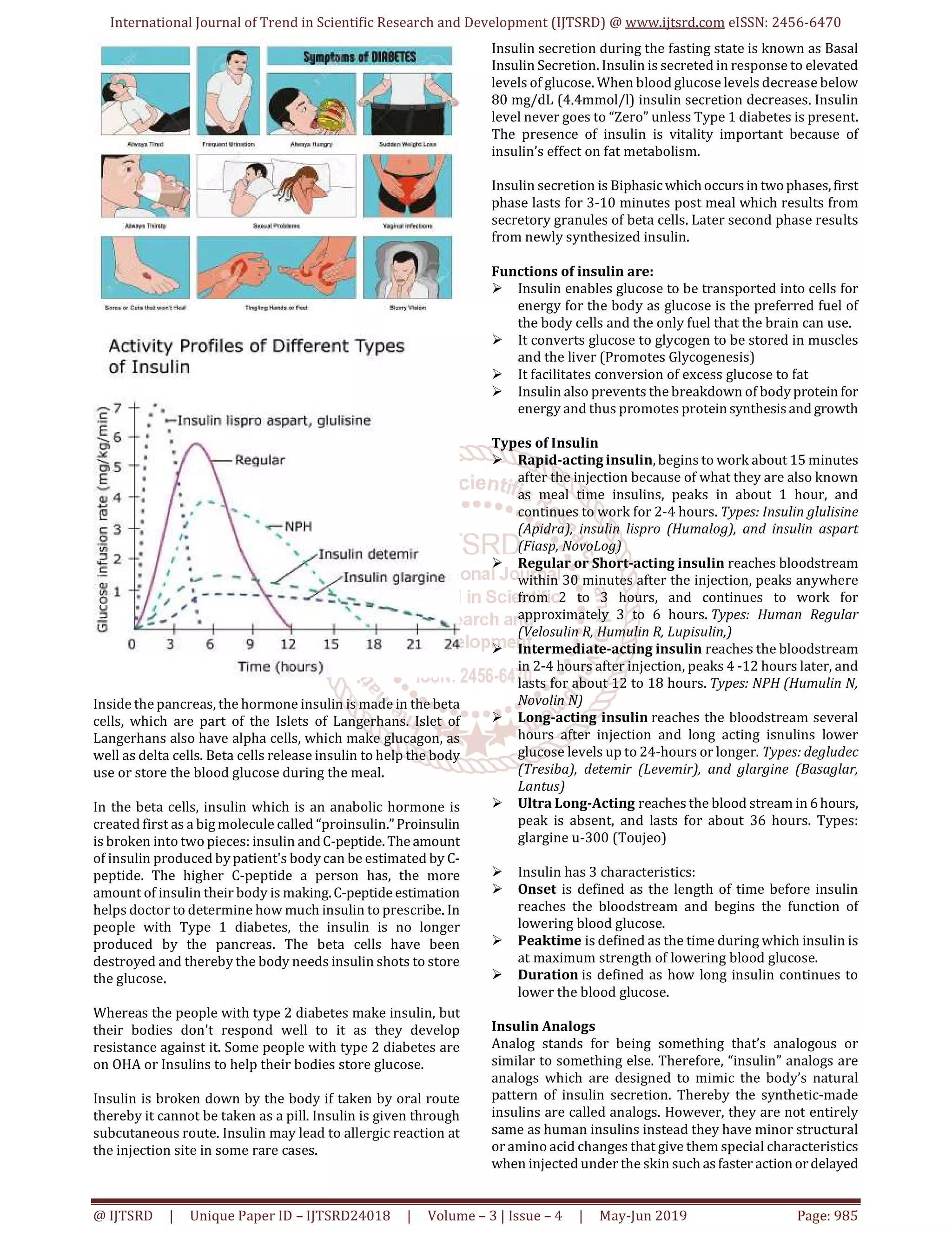 Competitive Landscape of Insulin Market in India | PDF