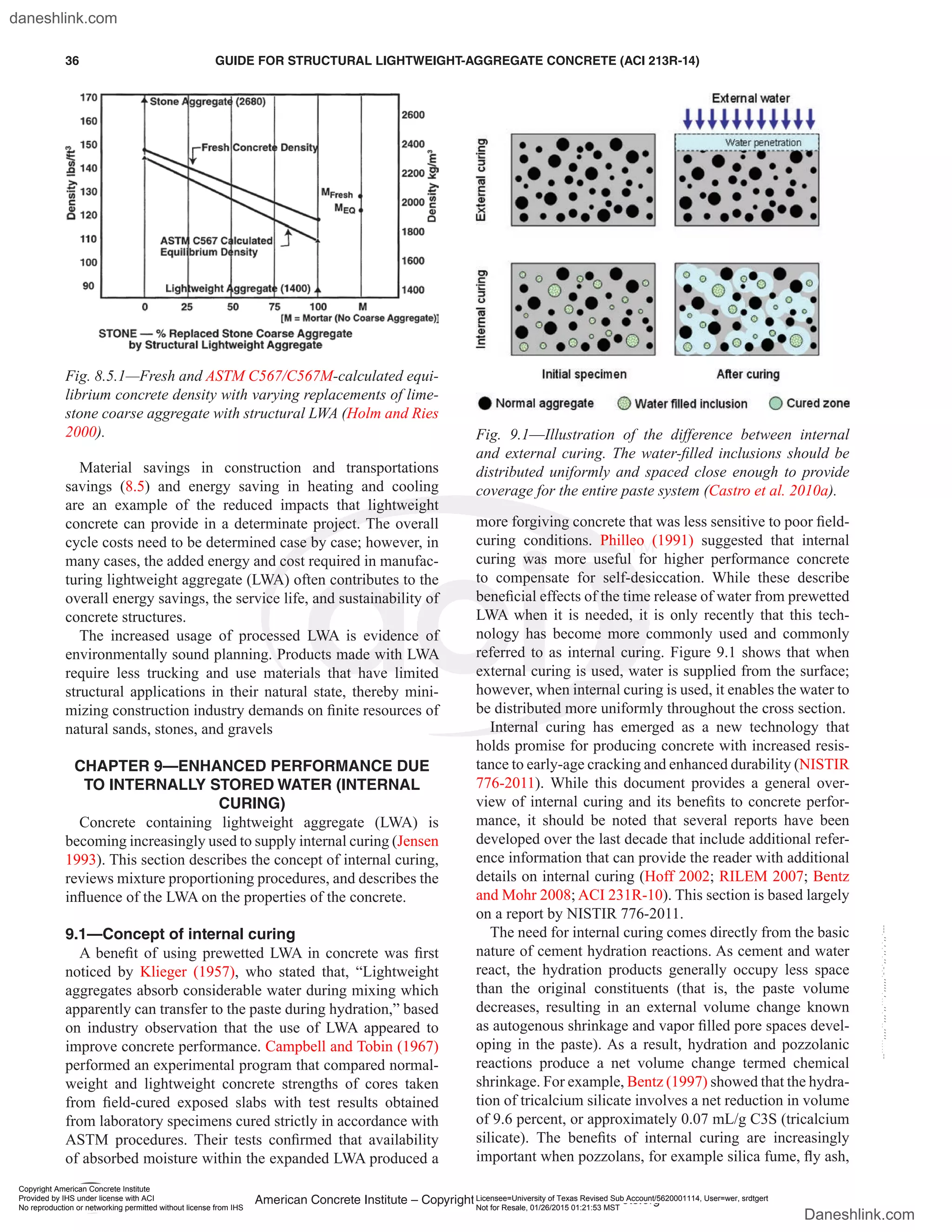 213r 14-guide-for-structural-lightweight-aggregate-concrete | PDF