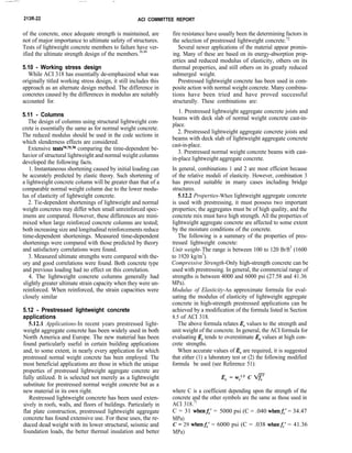 213 r 87 - guide for structural lightweight aggregate concret | PDF