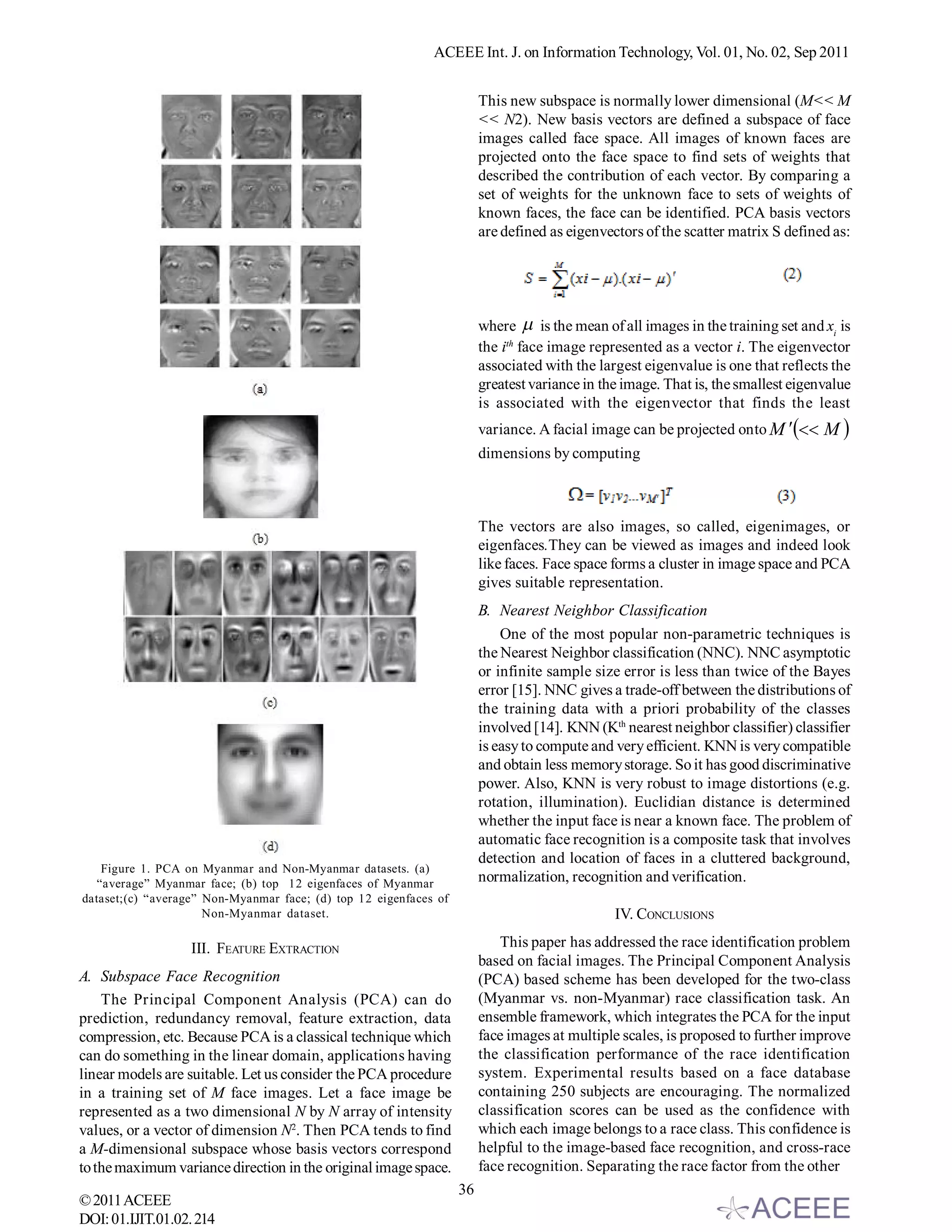 Race Identification for Face Images | PDF