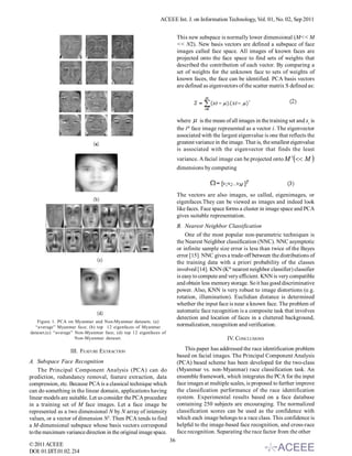 Race Identification for Face Images | PDF