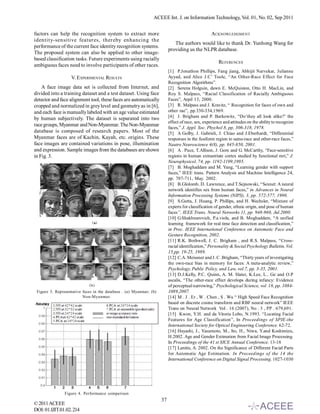 Race Identification for Face Images | PDF
