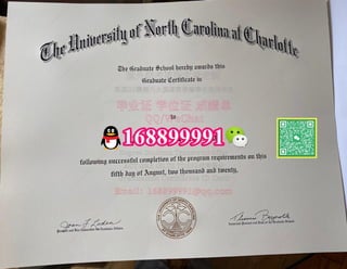 University of North Carolina at Charlotte degree offer diploma ...