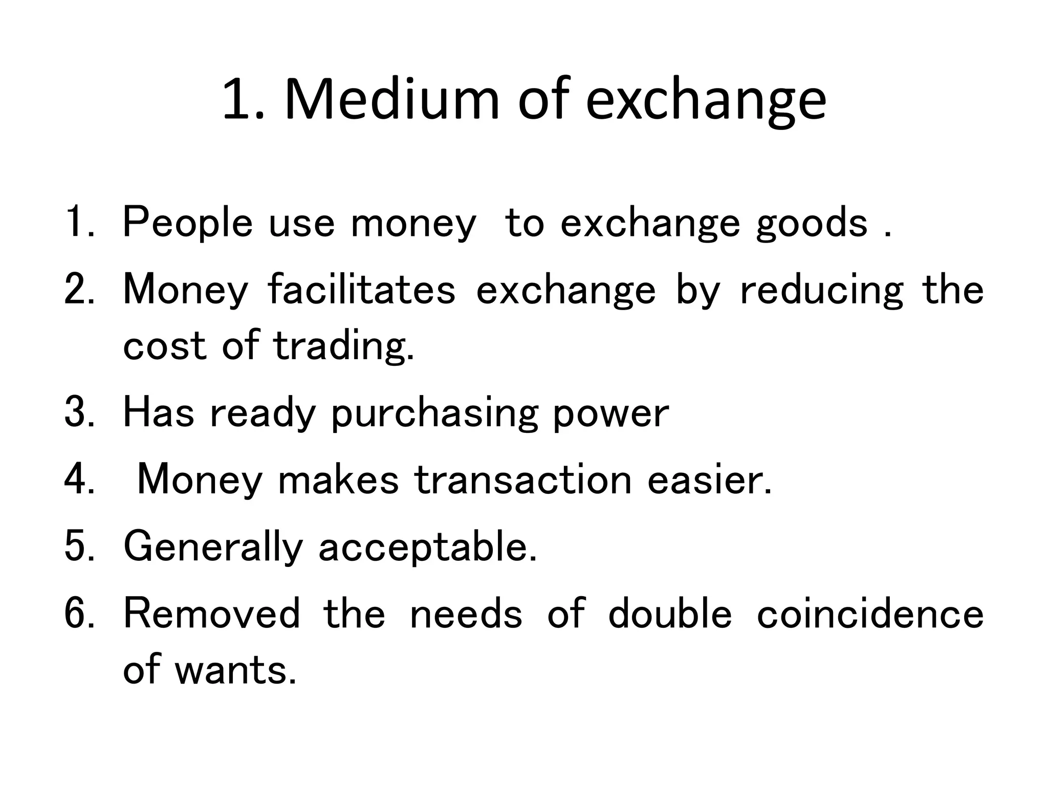 money, functions | PPTX