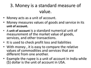 money, functions | PPTX