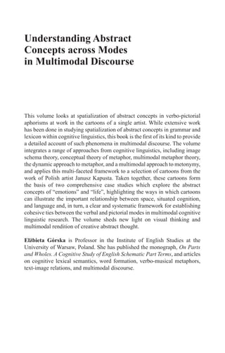 Understanding Abstract Concepts Across Modes In Multimodal Discourse Elbieta Grska | PDF
