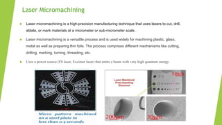 Laser micromachening and applications.pptx
