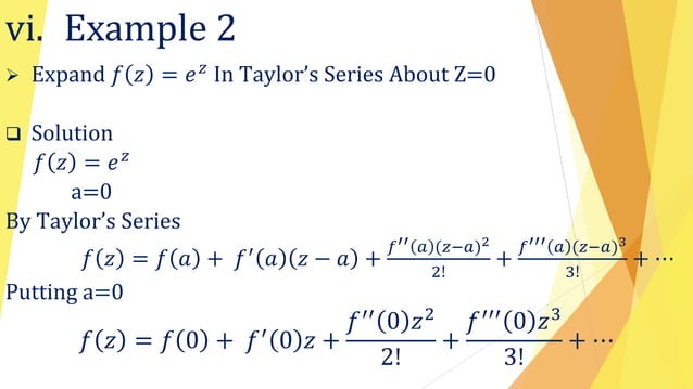 Convergence Of Power Series , Taylor And Laurent Theorems (Without Proof) | PPT