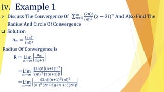 Convergence Of Power Series , Taylor And Laurent Theorems (Without ...