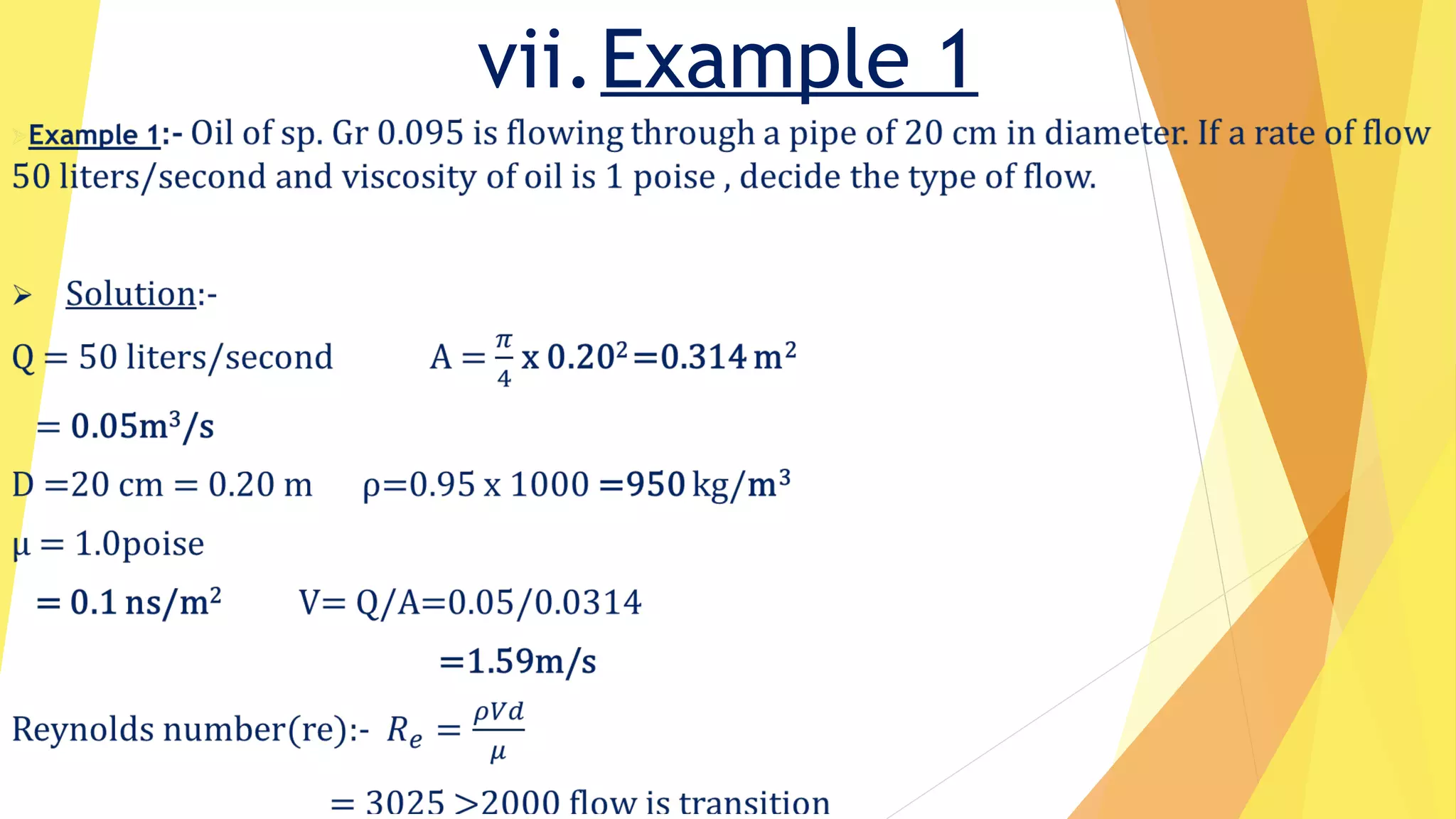 Reynolds Number And Experiment | PPT