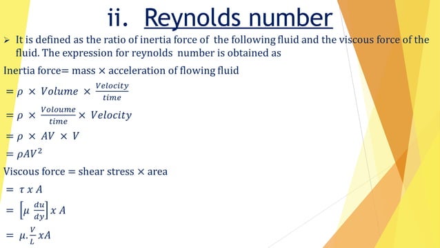 Reynolds Number And Experiment | PPT