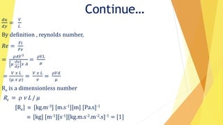Reynolds Number And Experiment | PPT
