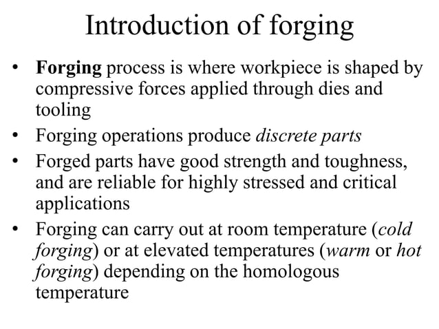 Forging Process | PPT