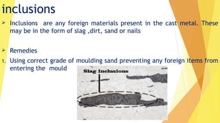 Casting Defects and Manufacturing Processes | PPT