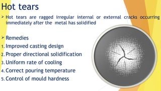 Casting Defects and Manufacturing Processes | PPT