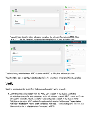 214270 configure-aci-multi-site-deployment | PDF | Computer Networking | Computing