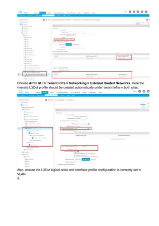 214270 configure-aci-multi-site-deployment | PDF | Computer Networking | Computing