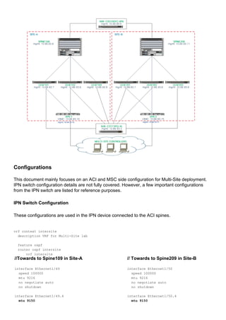 214270 configure-aci-multi-site-deployment | PDF | Computer Networking ...