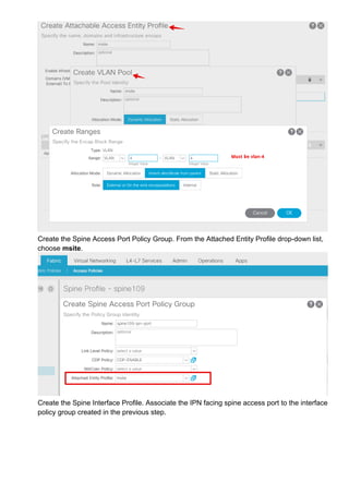 214270 configure-aci-multi-site-deployment | PDF | Computer Networking | Computing