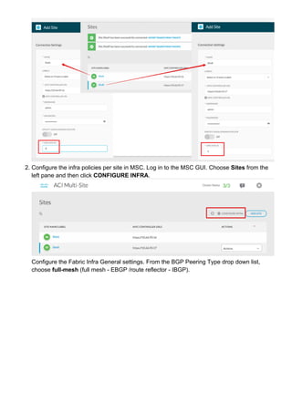 214270 configure-aci-multi-site-deployment | PDF | Computer Networking | Computing