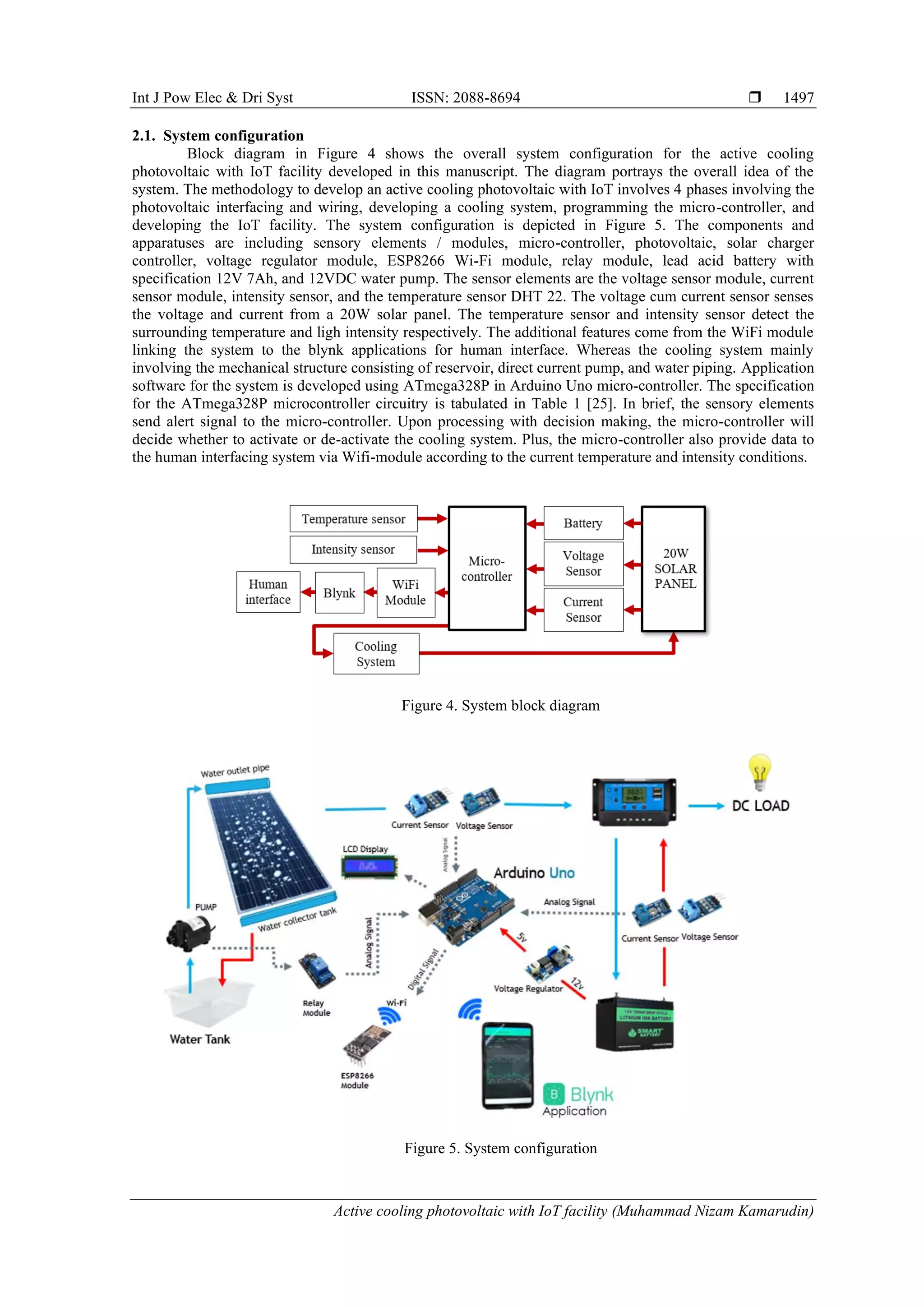 Active cooling photovoltaic with IoT facility | PDF | Home Appliances | Home & Garden
