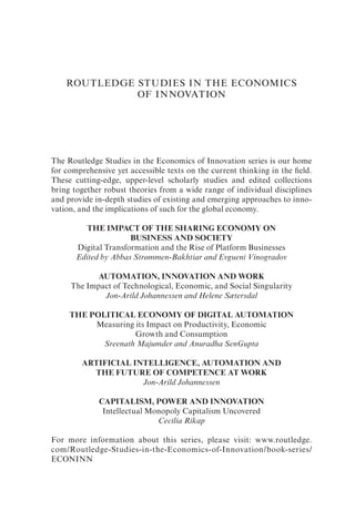 Capitalism Power And Innovation Intellectual Monopoly Capitalism ...