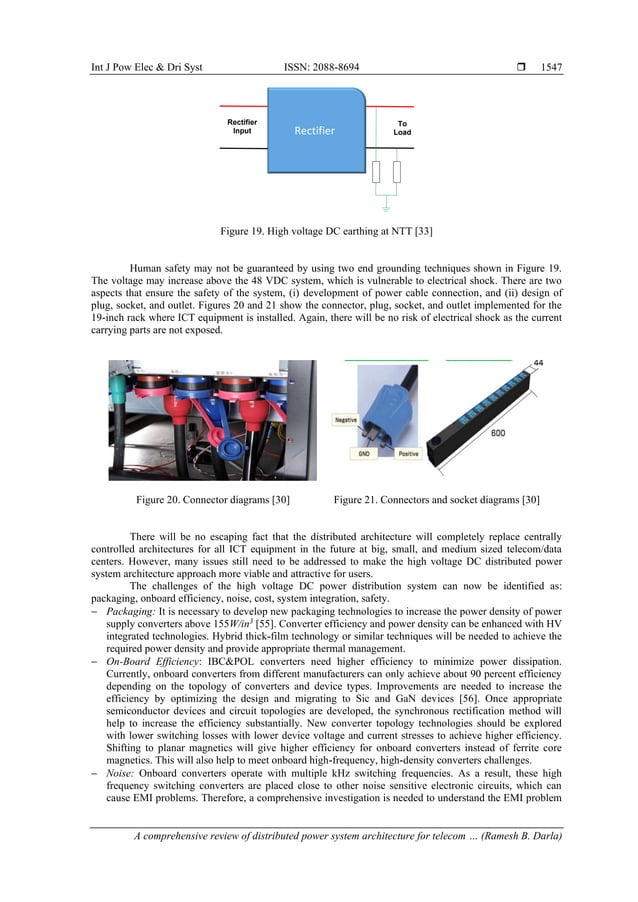 A comprehensive review of distributed power system architecture for ...