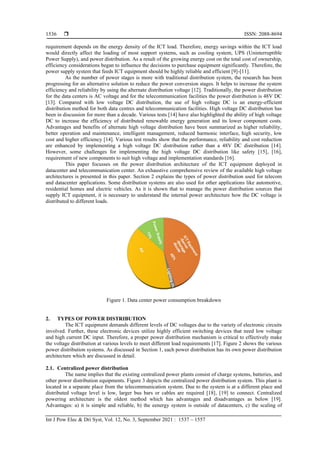 A comprehensive review of distributed power system architecture for ...