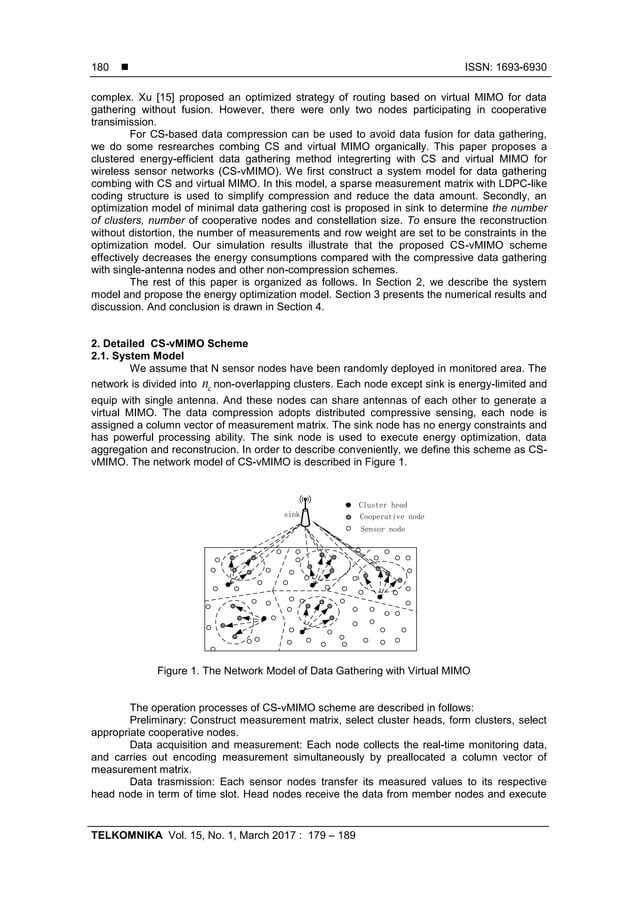 Energy Efficient Compressive Data Gathering Utilizing Virtual Multi Input Multi Output Pdf