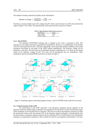 Asymmetrical four-wire cascaded h-bridge multi-level inverter based shunt active power filter ...