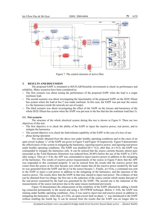 Asymmetrical four-wire cascaded h-bridge multi-level inverter based shunt active power filter ...