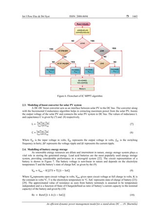 An efficient dynamic power management model for a stand-alone DC Microgrid using CPIHC technique ...