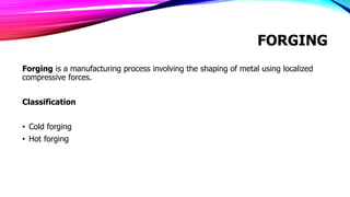 Concepts of rolling, annealing, quenching, drawing, cold working, hot ...