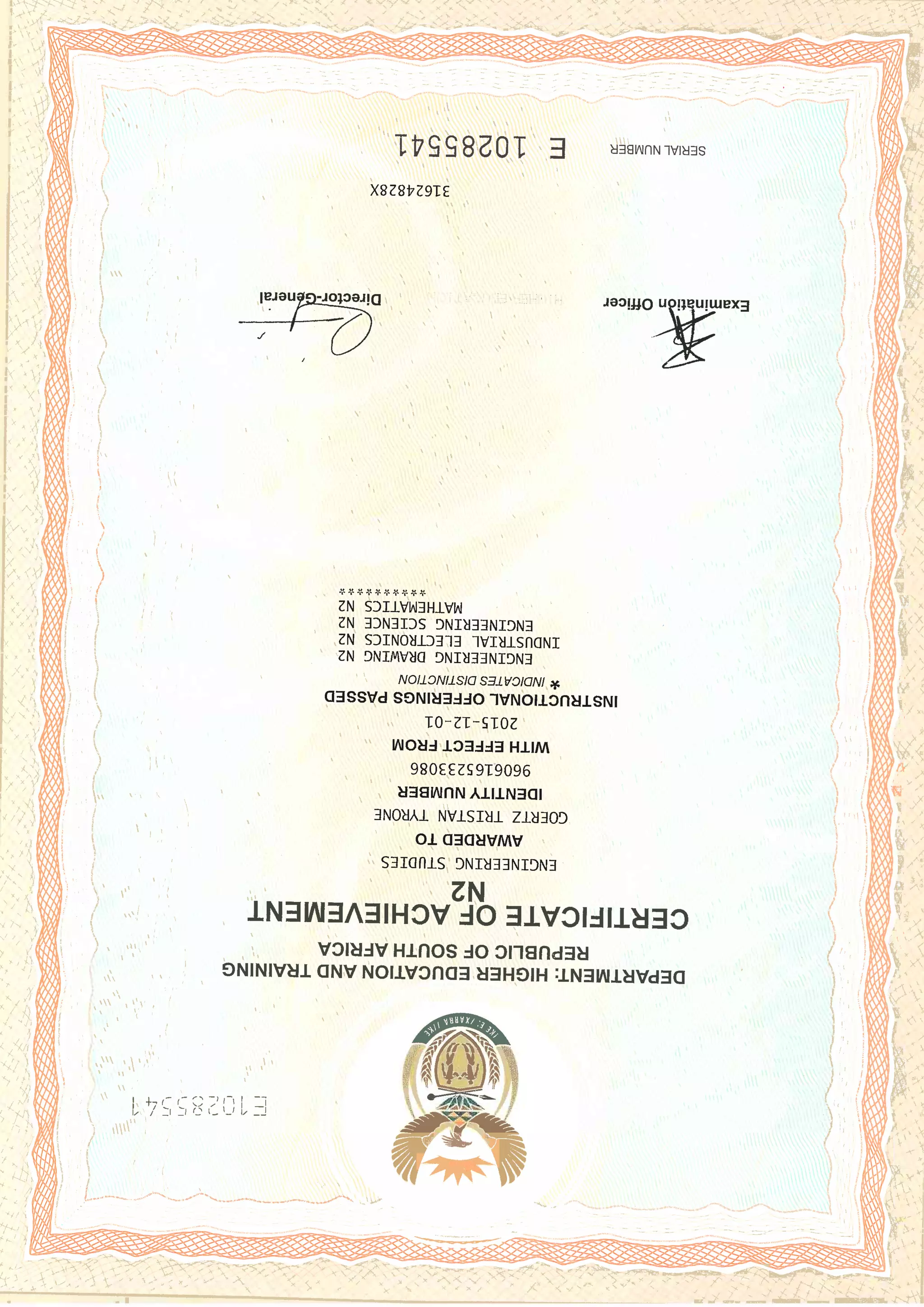 TG N2 Certificate | PDF