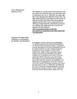 Sample Syllabusw #2 | PDF | Educational Assessment | Education