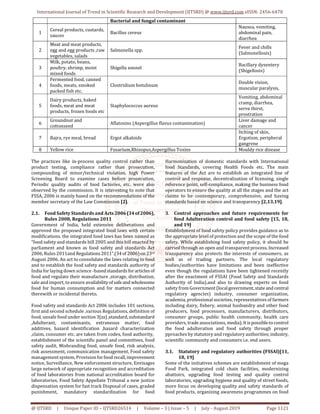 Food Adulteration Its Implications and Control Approaches in India | PDF