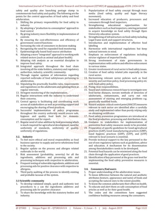 Food Adulteration Its Implications and Control Approaches in India | PDF